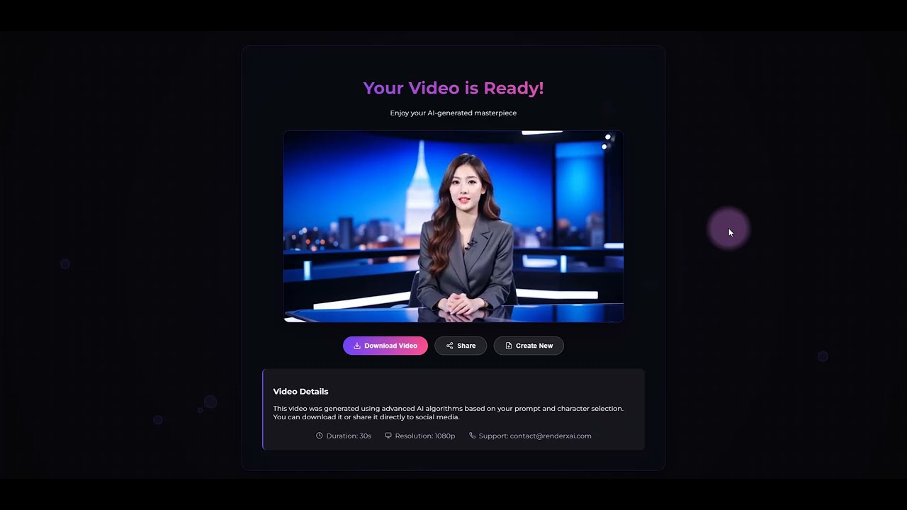 RenderX Promotional Video
