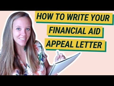 How To Write Your Financial Aid Appeal Letter