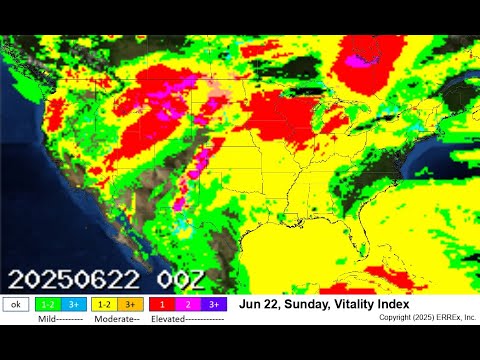 Wild and Wacky weather Jun 22 2025 Wx Health risk