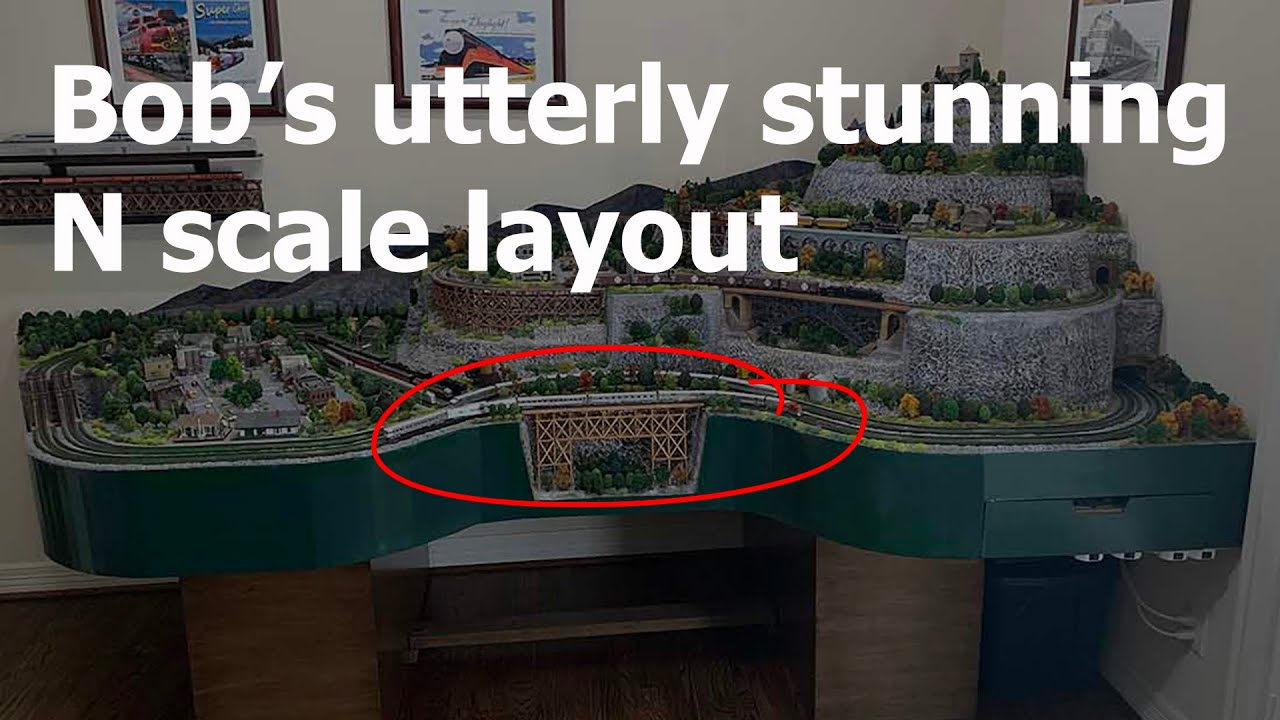 Bob's proper stunning N scale model railroad