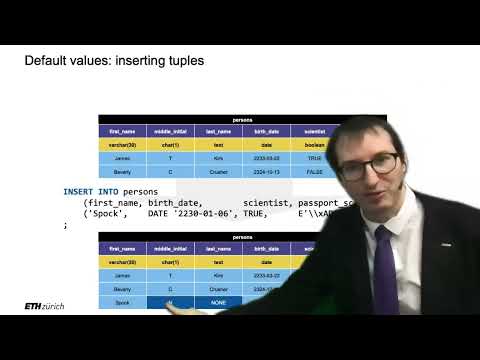 3. Data definition with SQL (3/3) - Information Systems for Engineers - ETH Zurich - Fall 2024