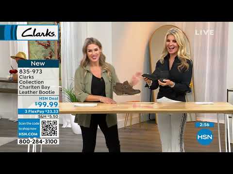 Clarks Collection Charlten Bay Leather Bootie