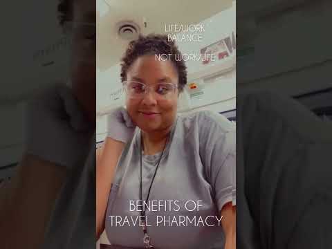 Travel Pharmacy Tech • Benefits • Life/Work Balance #shorts #traveling #pharmacy
