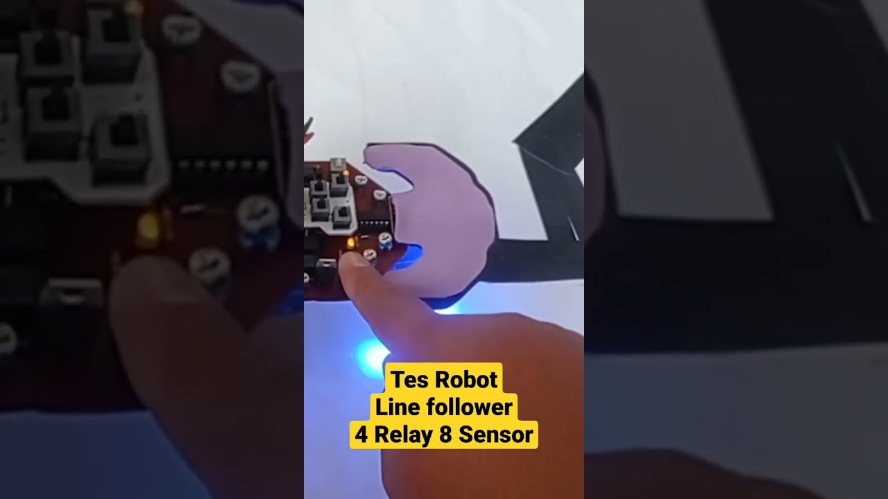 Robot line follower Pengikut garis LF line Tracer Analog tanpa arduino