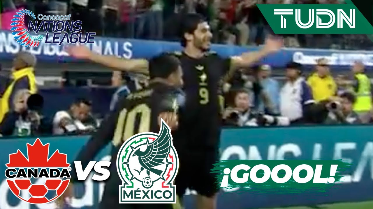 Kick-off whistle and Raúl Jiménez scores! - Canada 0-1 Mexico | CONCACAF Nations League 2024/25 |...