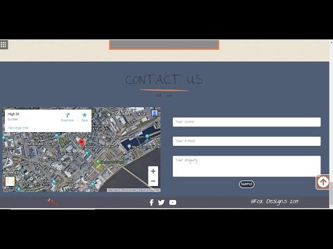 bootstrap 4 plumber google Maps html