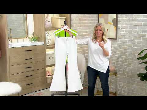 Studio Park x Vanessa Herring Flare Leg Denim Jean on QVC
