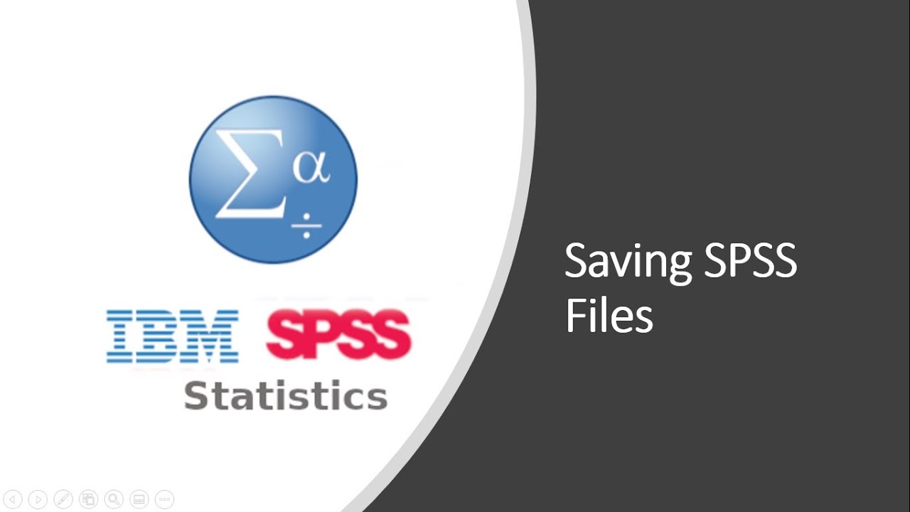 3 Saving SPSS Files