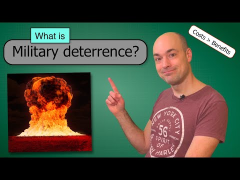 What is military deterrence?