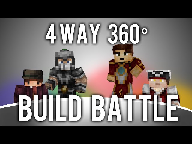 4 way, 360° Degree, Minecraft Build Battle [With Download] Minecraft Map