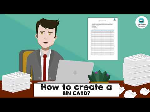 Bin Card Template #ledger