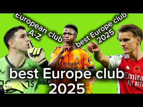 European club name letter A-Z by music#football #arsenal #realmadrid #soccer #manchesterunited#psg