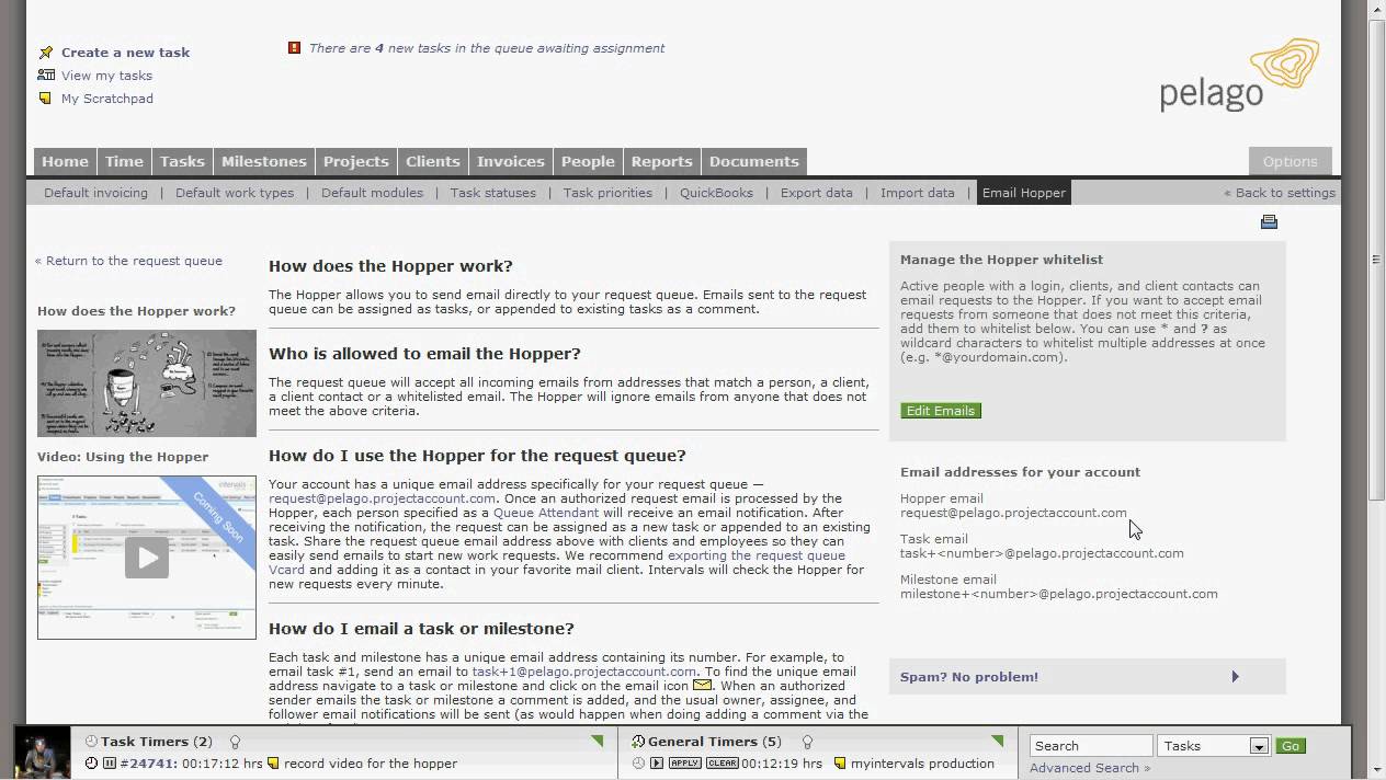 The Request Queue, Hopper & Email Integration