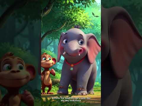 Ek Mota Hathi Poem #poem #cartoon #kid #kids #shortsvideo #video #youtubeshorts #videos #ai #viral