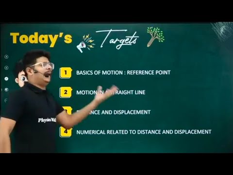 Class 9 Physics chapter 1 : Reference Point, Distance & Displacement Explained!