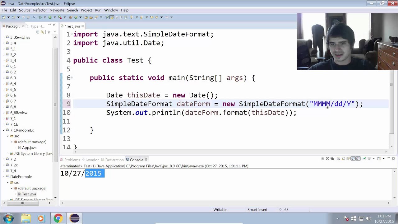 Getting & Formatting the Date/Time in Java