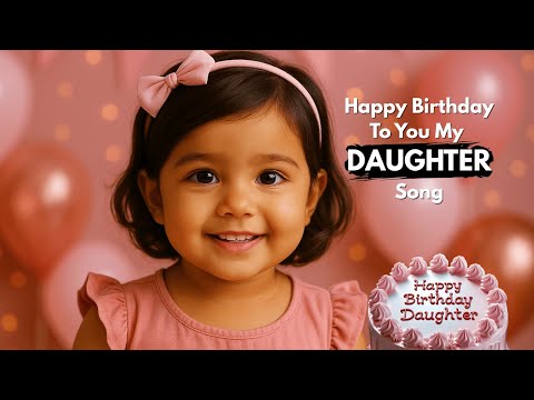 Happy Birthday To You My Daughter Song | Birthday Song for Baby Girl 2025