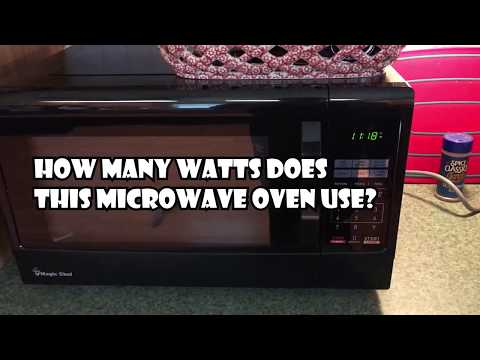 Testing the wattage of my microwave oven