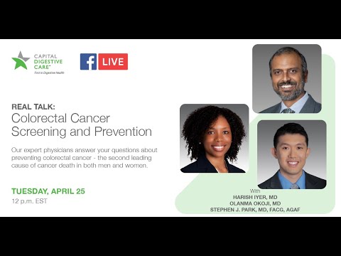 Facebook Live: Real Talk - Colorectal Cancer Screening and Prevention