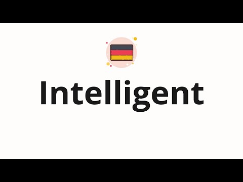 How to pronounce Intelligent