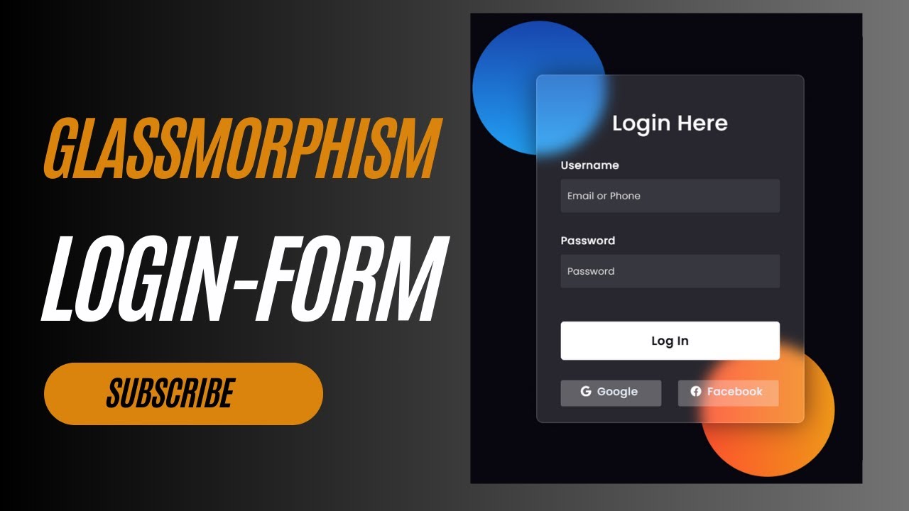 Glassmorphism Login Form  using HTML and CSS#responsivedesign#forms#viralvideo#video#coding #trend