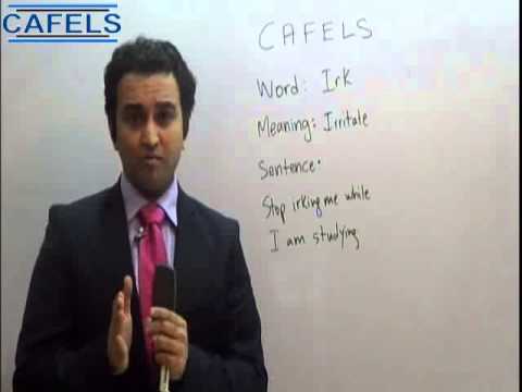 CAFELS (Basic English): Irk Meaning and Sentence in Urdu/Hindi-Canada Qualified