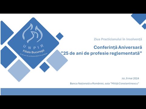 Curs gratuit pentru practicienii în insolvență: Ziua Practicianului în Insolvență