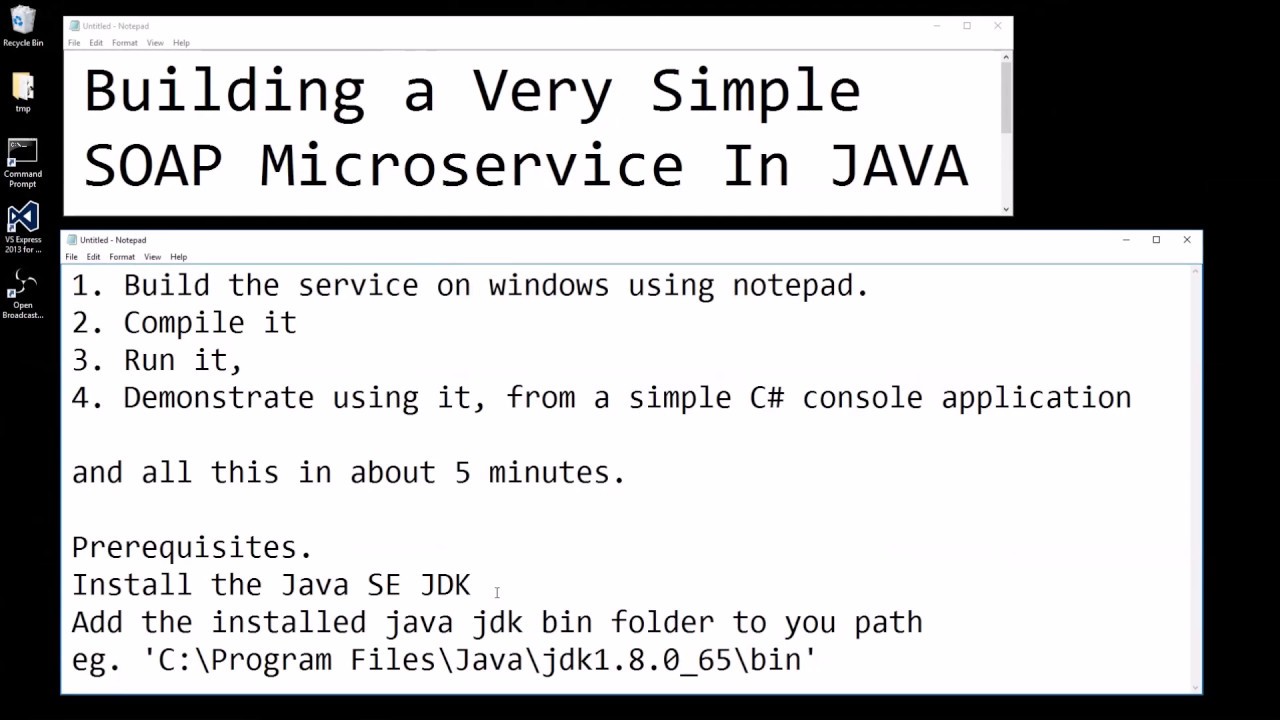 Seans Simple JAVA SOAP MicroService