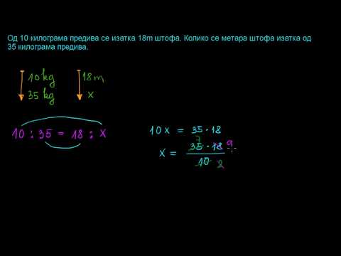 Proporcija – uvodni zadaci | Učim matematiku