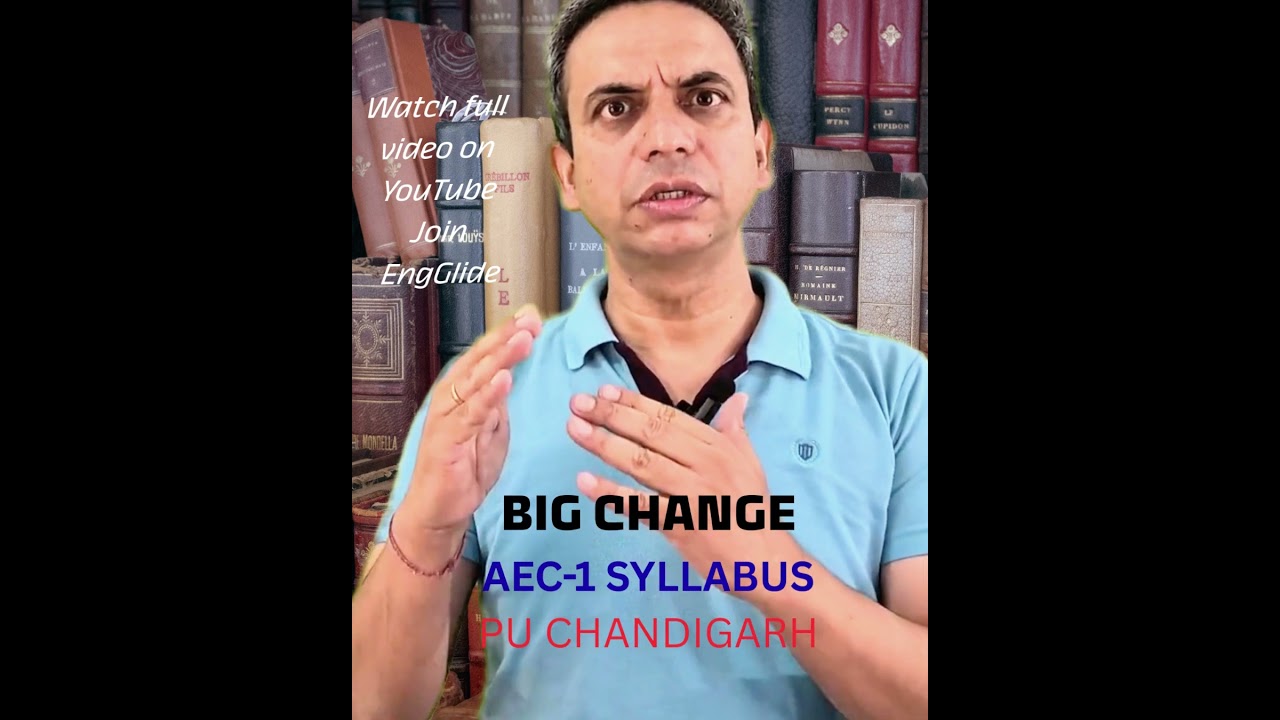 BIG CHANGE AEC 1 SYLLABUS PU CHANDIGARH #education #aec @syllabus