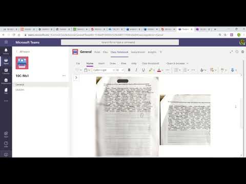 Class Notebook for Students in Teams