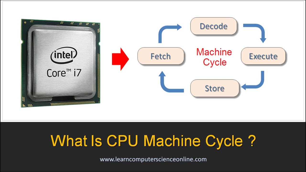 What Is Machine Cycle ? | Difference Between Machine Cycle And Instruction Cycle | CPU Cycle