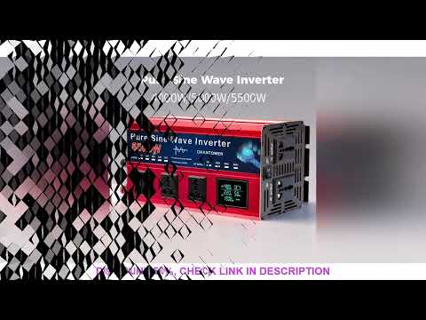 5500W 5000W Pure Sine Wave Inverter DC 12v/24v/48v/60v/72v To AC 110v/220v Voltage Converter Car Sol