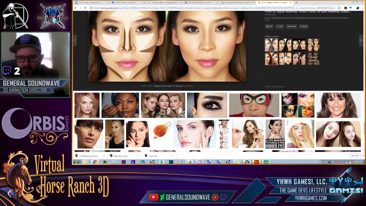 Makeup Tutorial - Z-Brush Texturing