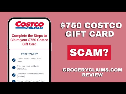 GroceryClaims.com Review | $750 Costco Gift Card Scam EXPOSED