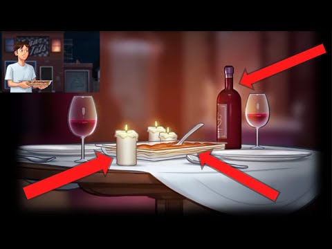 how to get candles chocolate for dinner in summertime saga game