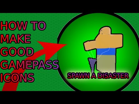 How To Make Good Gamepass Icons | ROBLOX