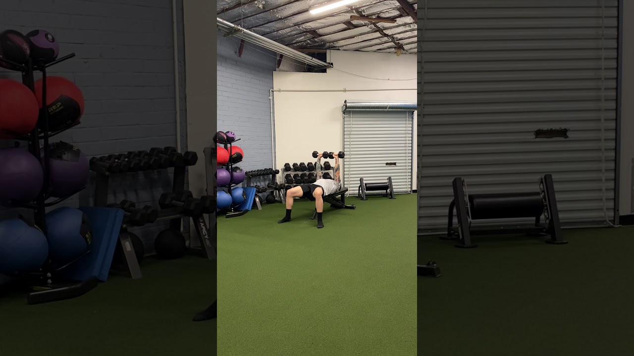 GSP Top Down Alternating Dumbbell Bench Press