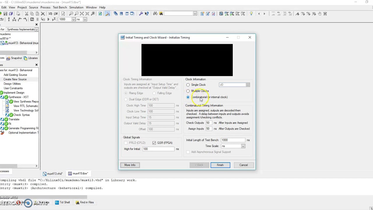 Mux 4:1 (Data flow modeling style) VHDL Programming - Kunal Singhal