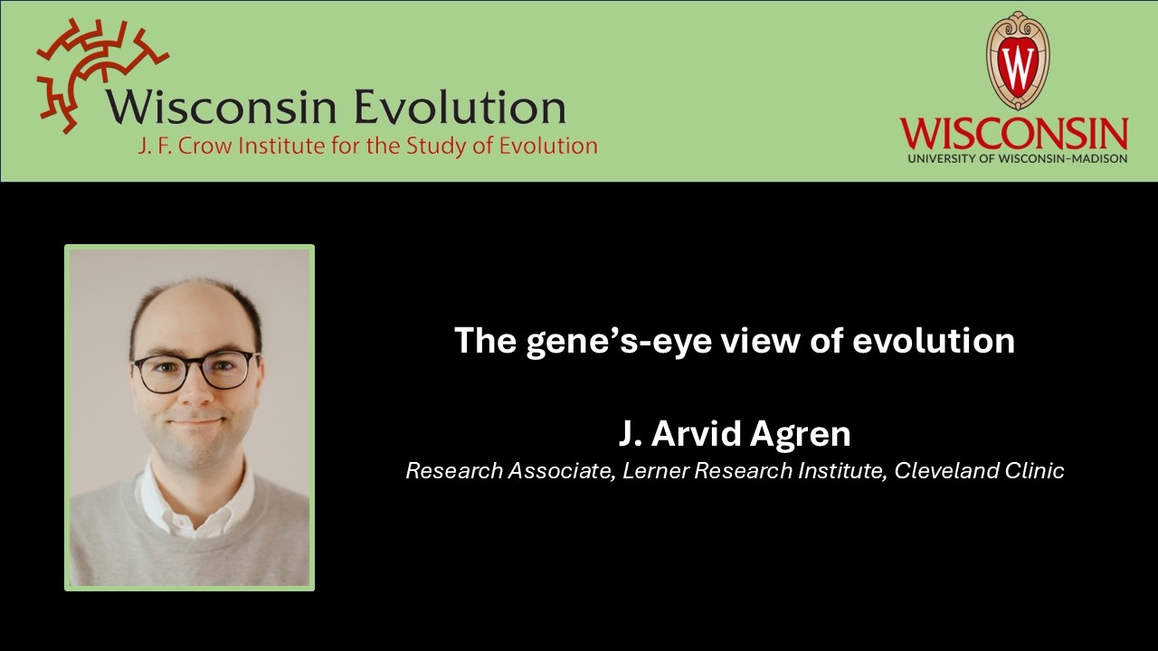 J. Arvid Agren: The gene's-eye view of evolution