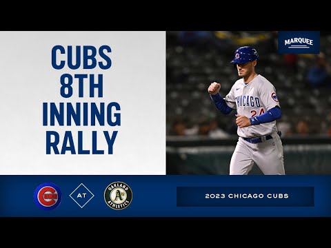 Cubs put up crooked number!
