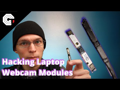 Hacking Laptop Webcam Modules into USB Cameras w/ Glytch