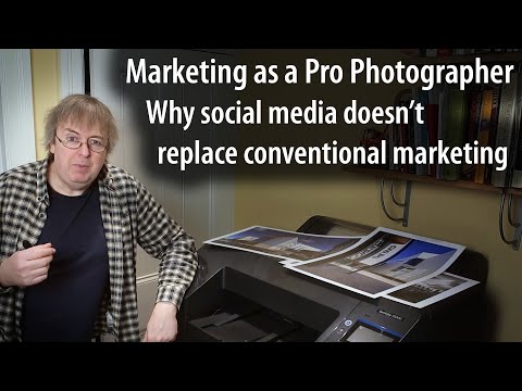 Professional photography marketing. Social media does not replace the fundamentals of marketing