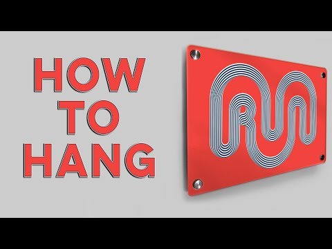 Hanging Running Metal Wall Art Panels