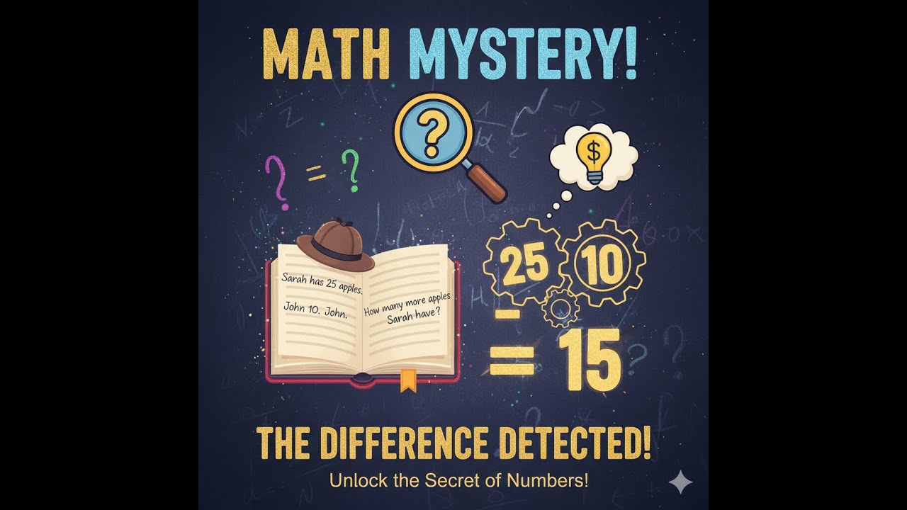 Word Problem on differences between numbers.