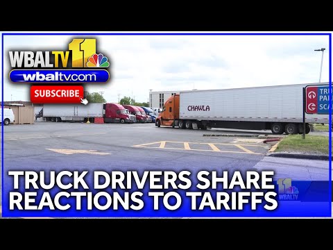 Truck drivers feel impact of Trump's tariffs