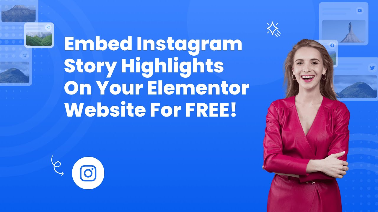 How to embed Instagram Story Highlights on your Elementor website for FREE?