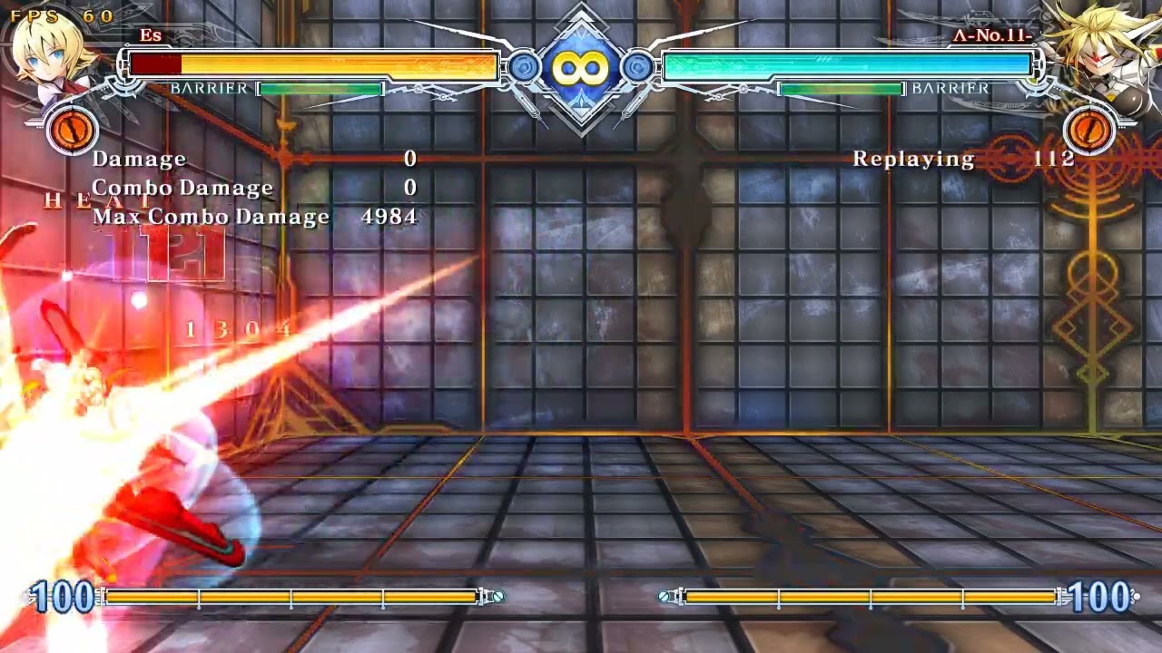 Blazblue Central Fiction - Lambda safe jump + OS oki
