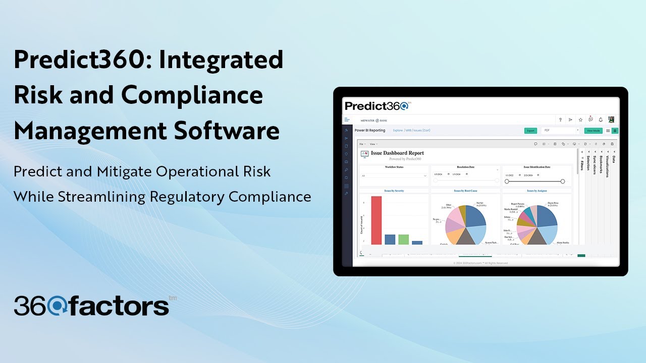 Predict360: Integrated Risk and Compliance Management Software