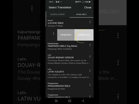 How to Download Other Translation on Digi Bible